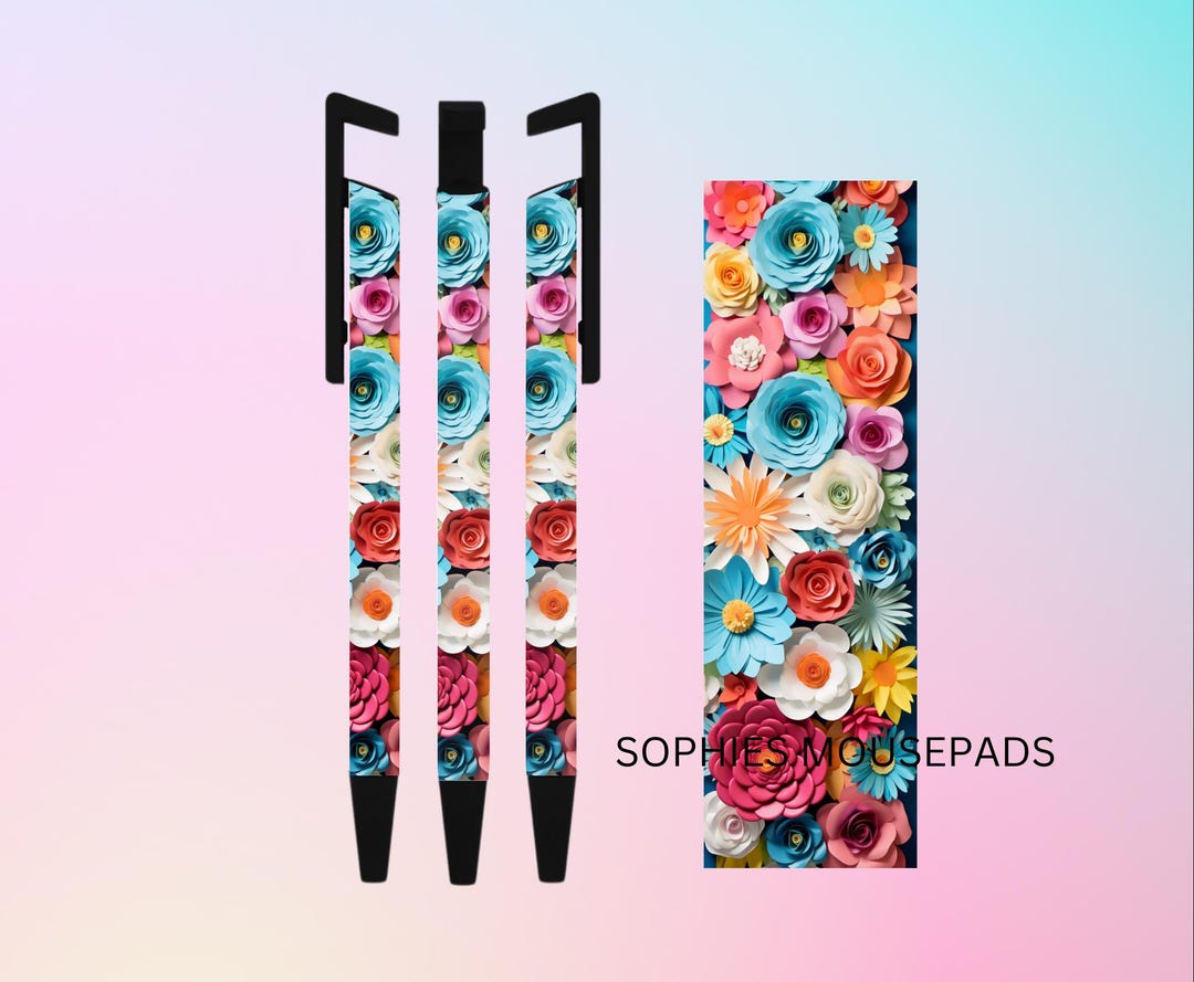 Pen/ PLEASE SEE PHOTO'S of Blank Pens/ Floral Pens/ Great Gift - Etsy