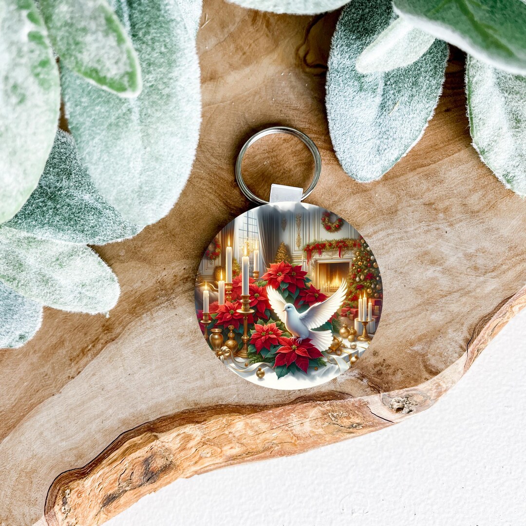Keychain/ Dove/ Great Gift - Etsy