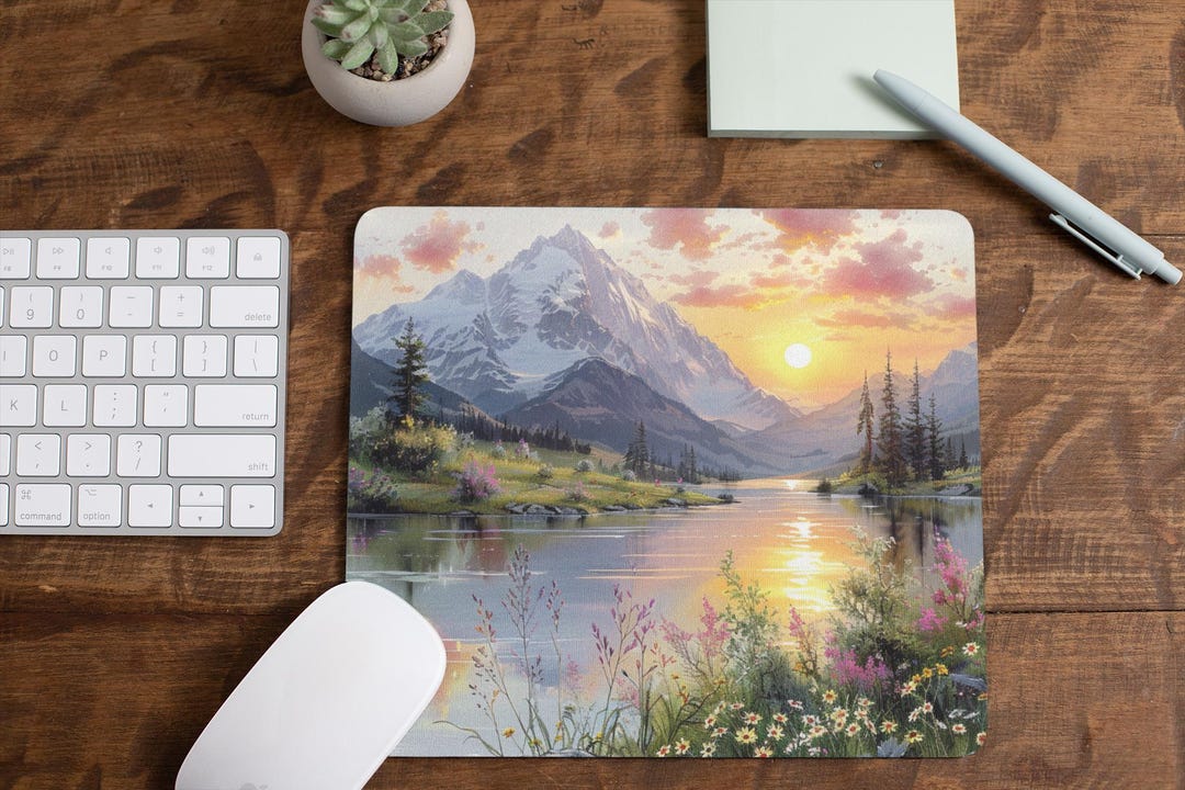 Mouse Pad/ Mountain Scenery/ Mountain Sunset/ Great Gift - Etsy