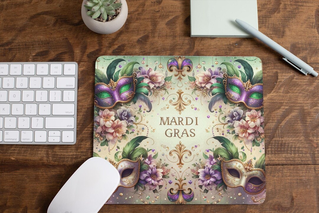 Mardi Gras Mouse Pad/mardi Gras/ Great Gift - Etsy