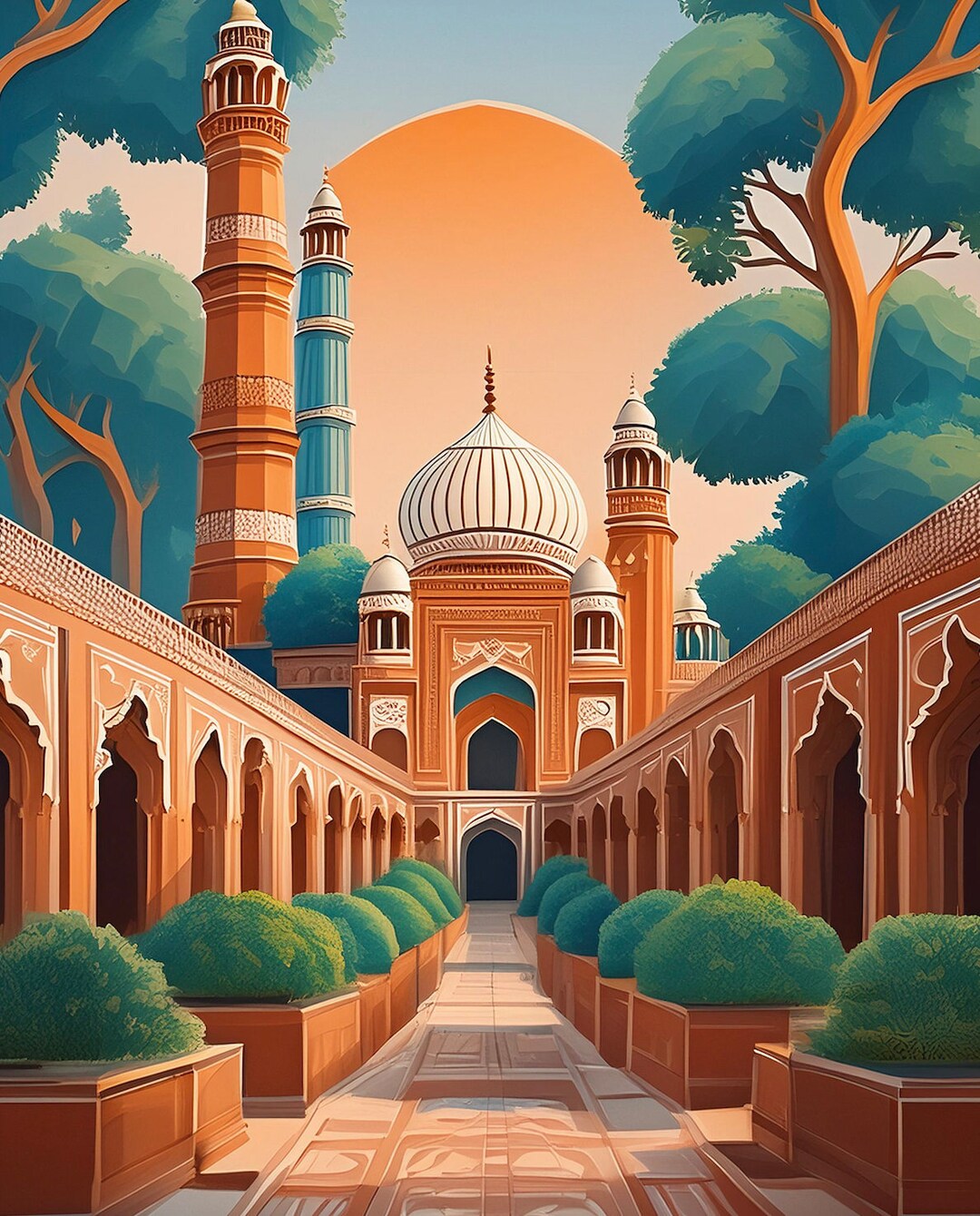 Taj Mahal Wall Art [digital Download] - Etsy