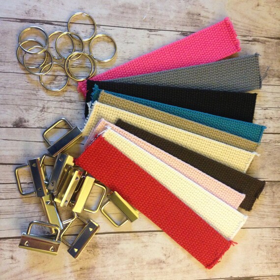 Mini Key Fob Kit Conjunto de 10 Incluye el hardware y las | Etsy