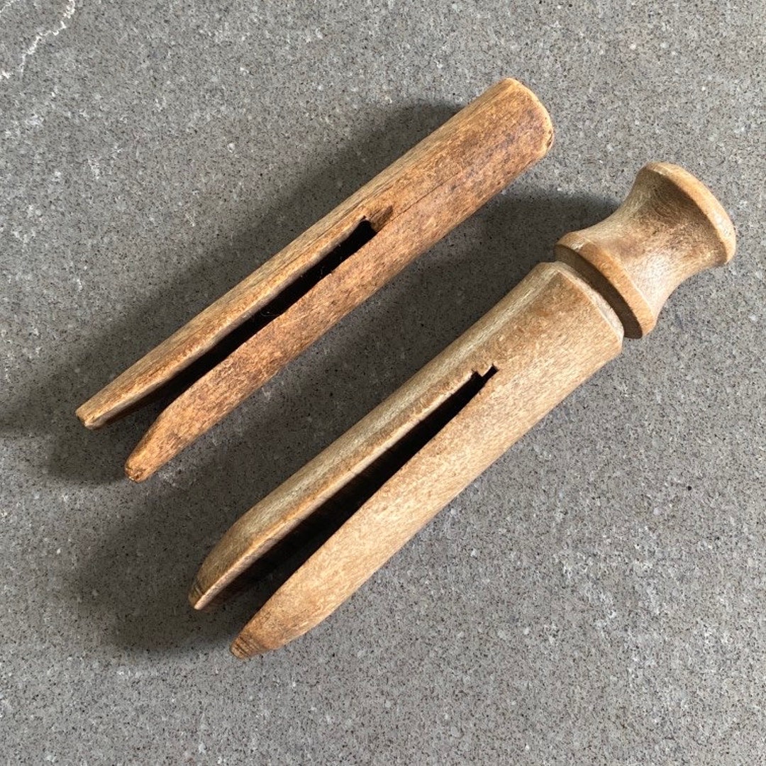 Antique Shaker Clothespins Wooden RARE Historical Artifact Primitive ...