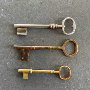 Very Large Vintage French Chateau Key Brass 1800's Historic Antique Key ...