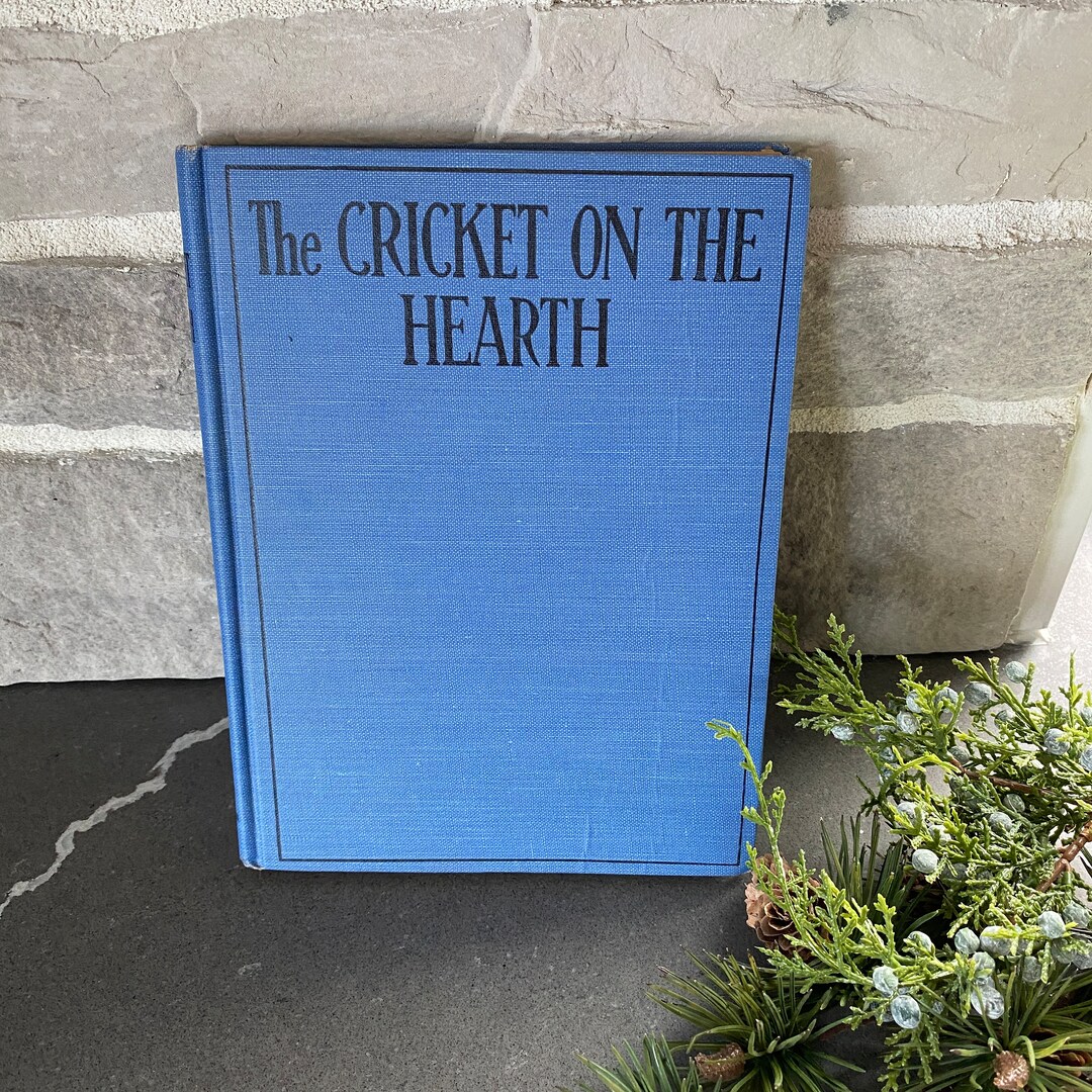 Charles Dickens the Cricket on the Hearth Vintage Children's Book 1930 ...