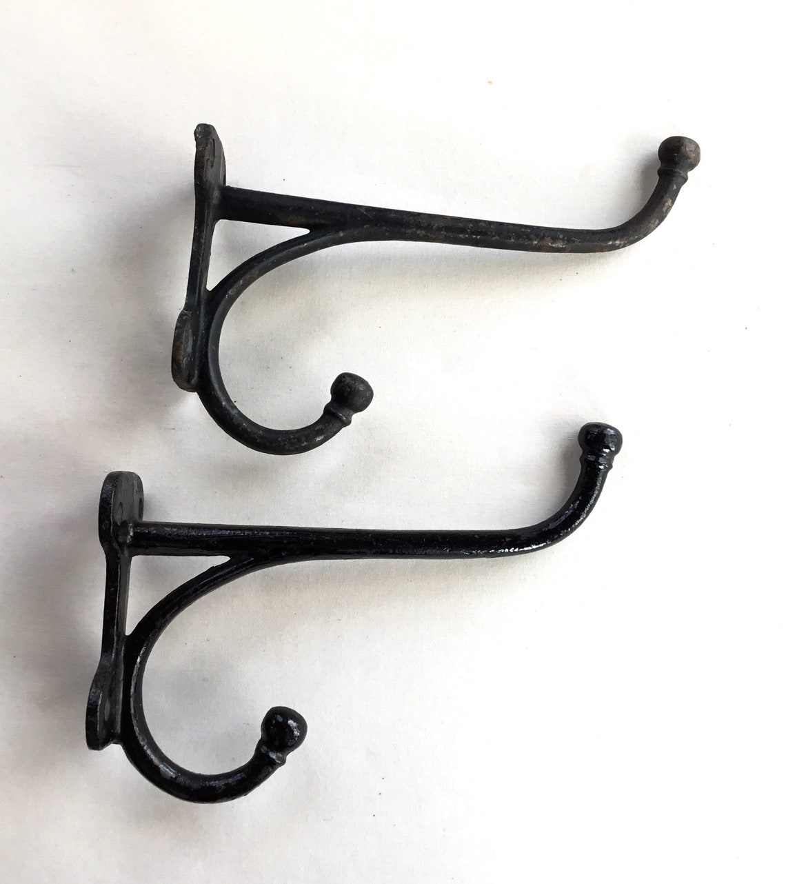 Hook Cast Iron Farmhouse Antique Tack Coat Bracket Barn | Etsy