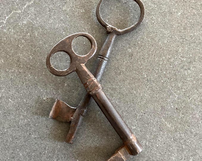 Very Large Vintage French Chateau Key Brass 1800's Historic Antique Key ...