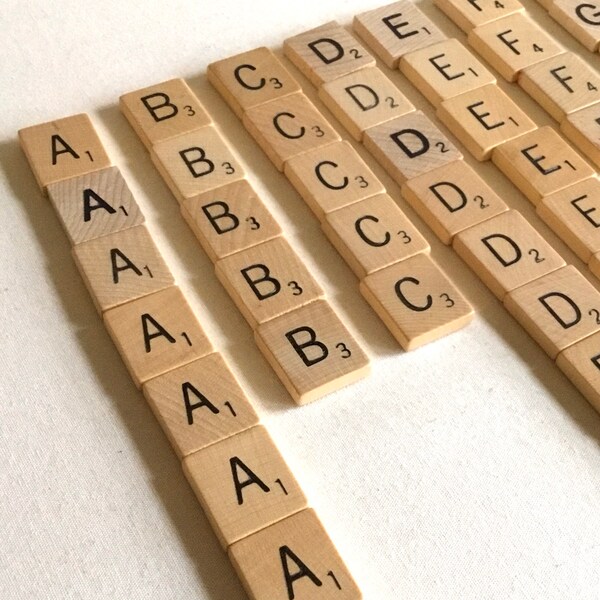 Black Scrabble Tiles - Etsy