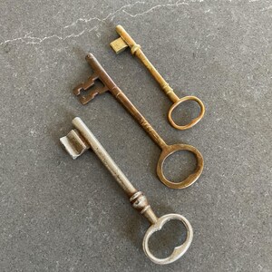 Very Large Vintage French Chateau Key Brass 1800's Historic Antique Key ...