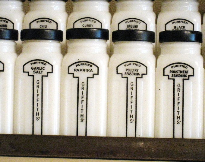 Griffith's Spice Rack 18 Jars Vintage, With Rack - Etsy