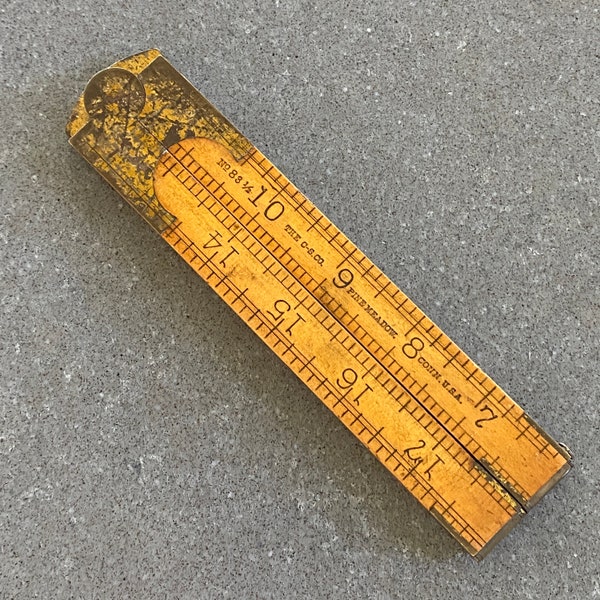 Folding Wood Ruler - Etsy