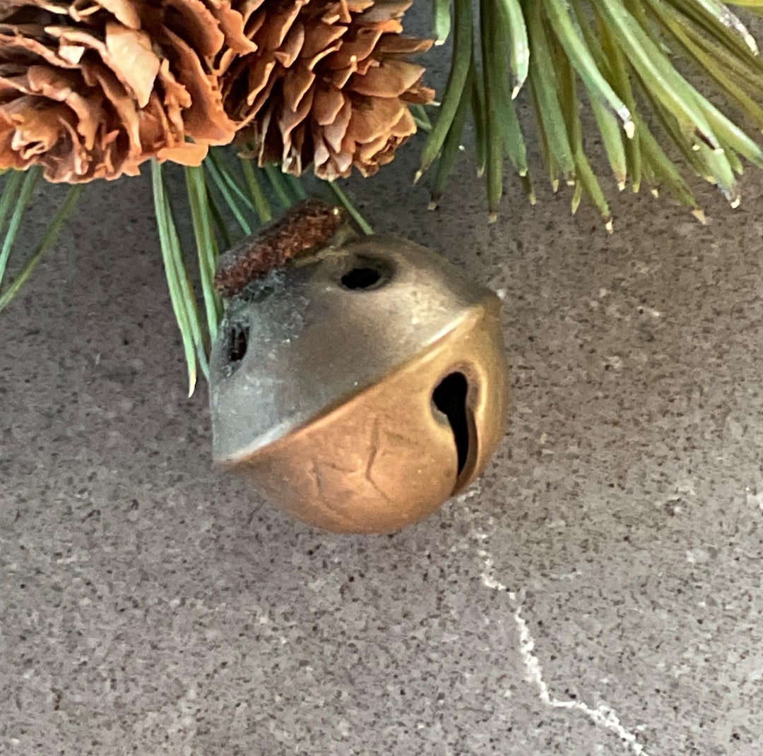 Brass Sleigh Bell Antique Christmas Decor Jingle - Etsy