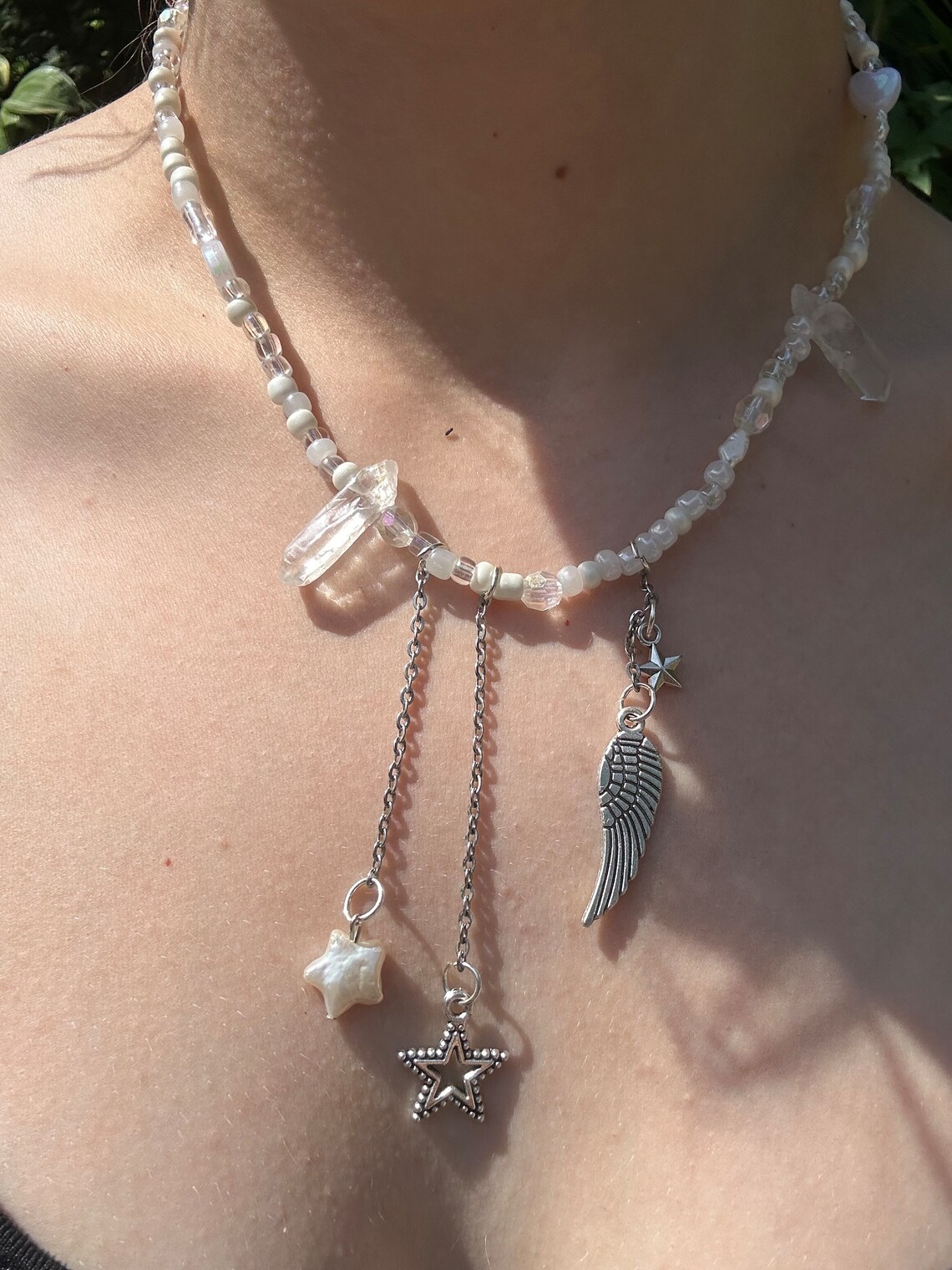 Ethereal Crystal Fairy Choker Necklace - Etsy