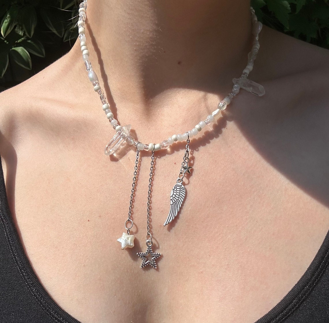 Ethereal Crystal Fairy Choker Necklace - Etsy