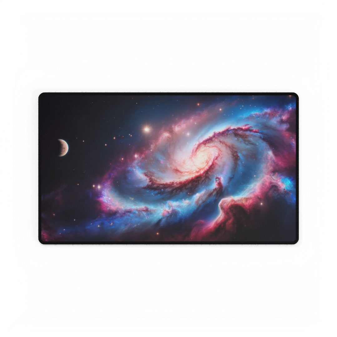 XXL Mouse Pad Space Galaxy Gaming Desk Mat, Desk Pad, Deskmat, Mousepad ...
