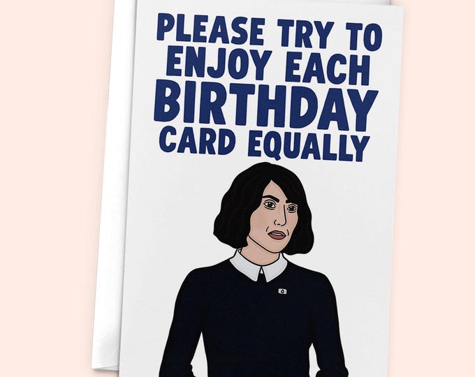 Severance Birthday Card - Funny Ms Casey Please Enjoy Each Birthday ...