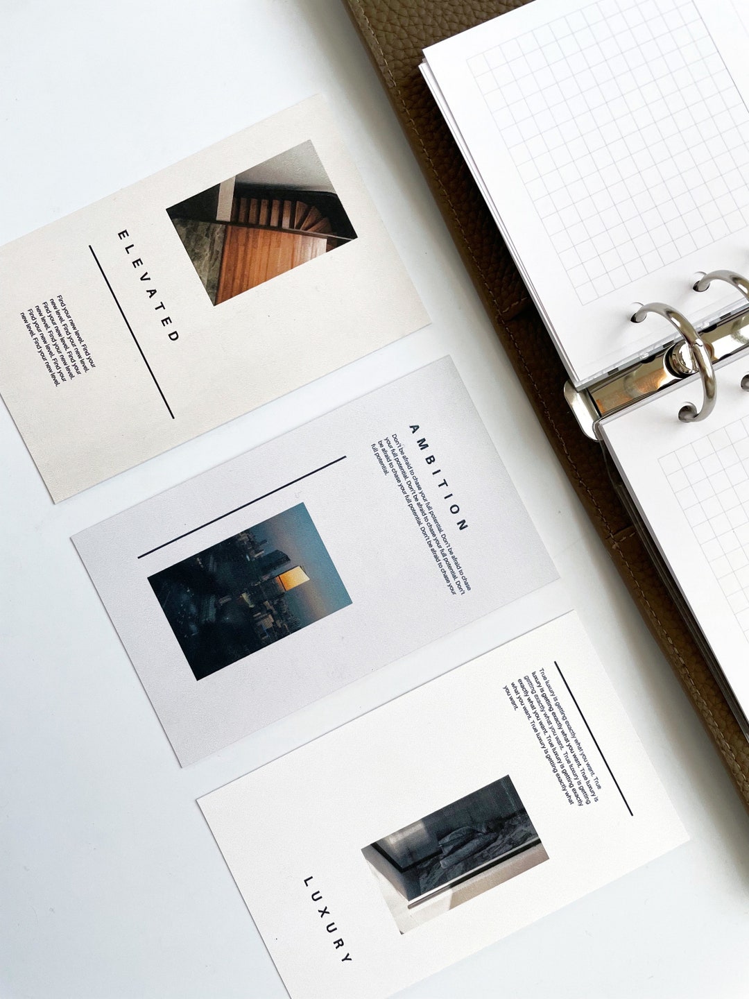 Elevated Vibes Printable Planner Cards (set of Three) - Etsy