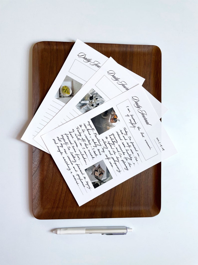 A5 Printable Luxe Lifestyle Daily Journal - Etsy