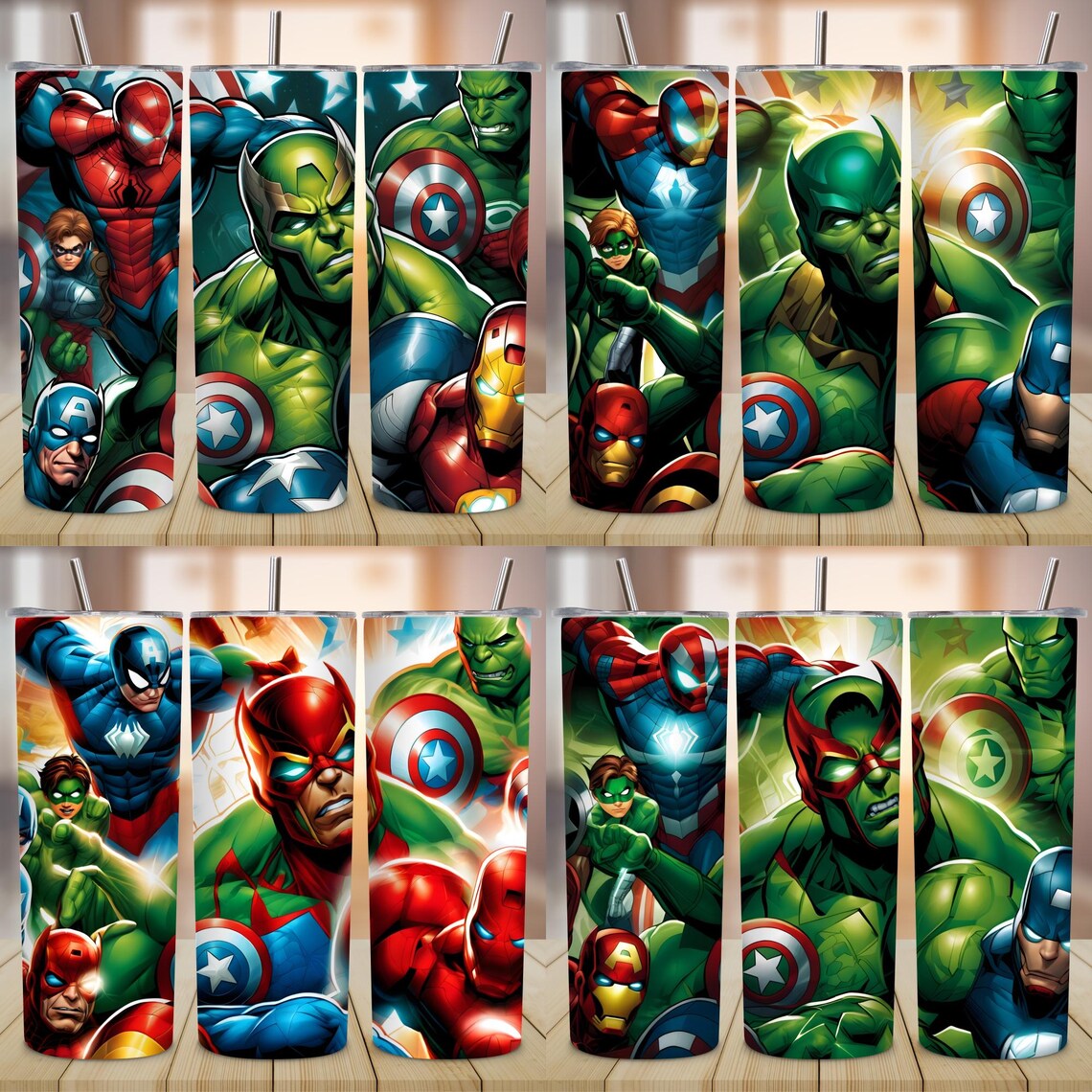 30+ Superhero Tumbler Wrap Bundle - Etsy