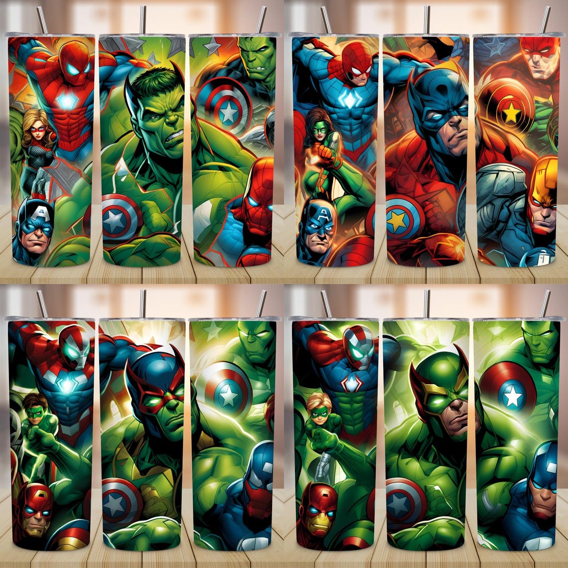 30+ Superhero Tumbler Wrap Bundle - Etsy