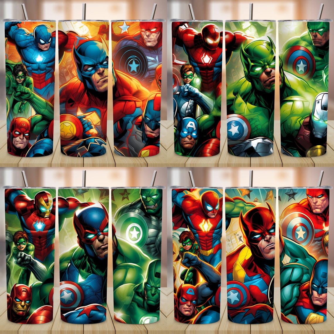 30+ Superhero Tumbler Wrap Bundle - Etsy