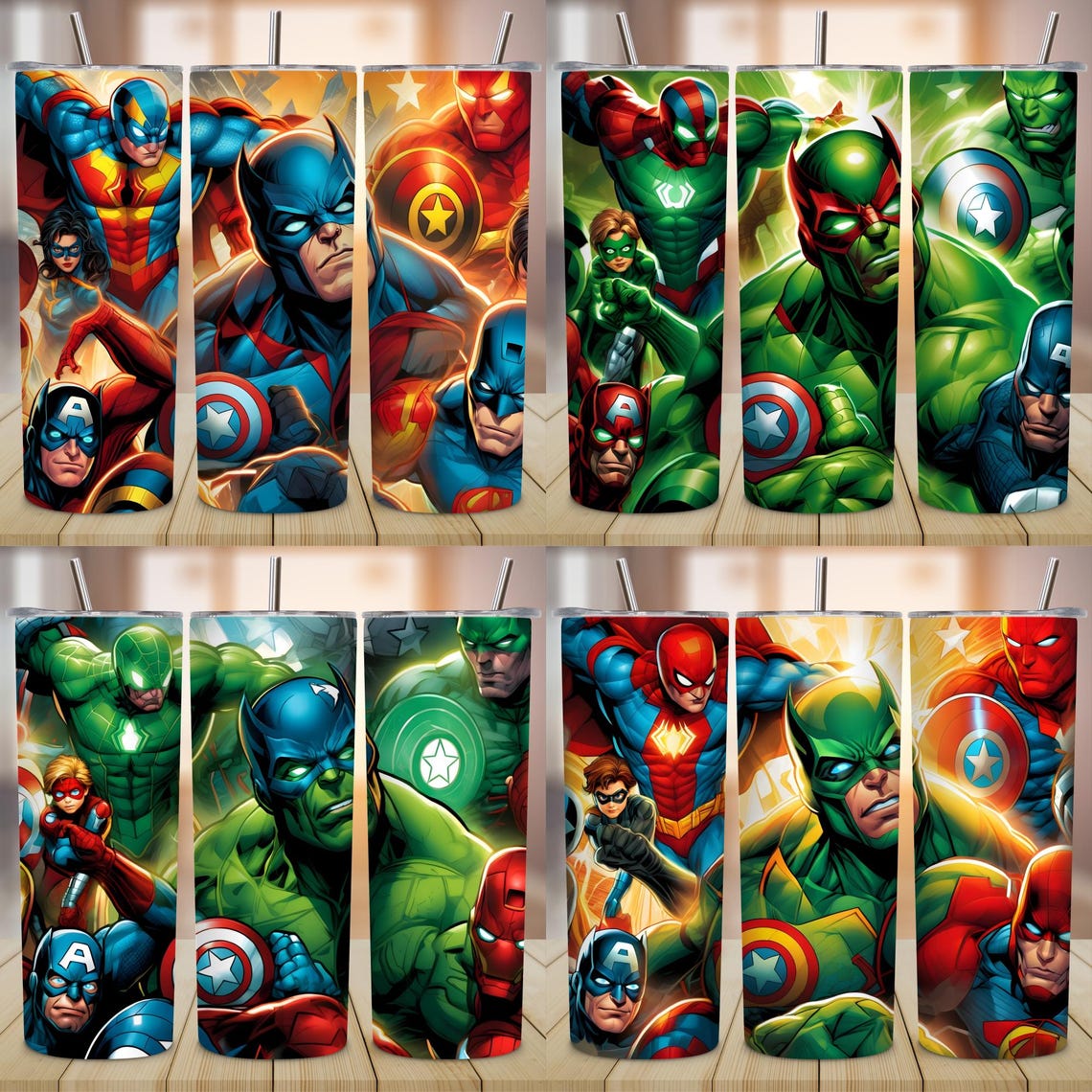 30+ Superhero Tumbler Wrap Bundle - Etsy