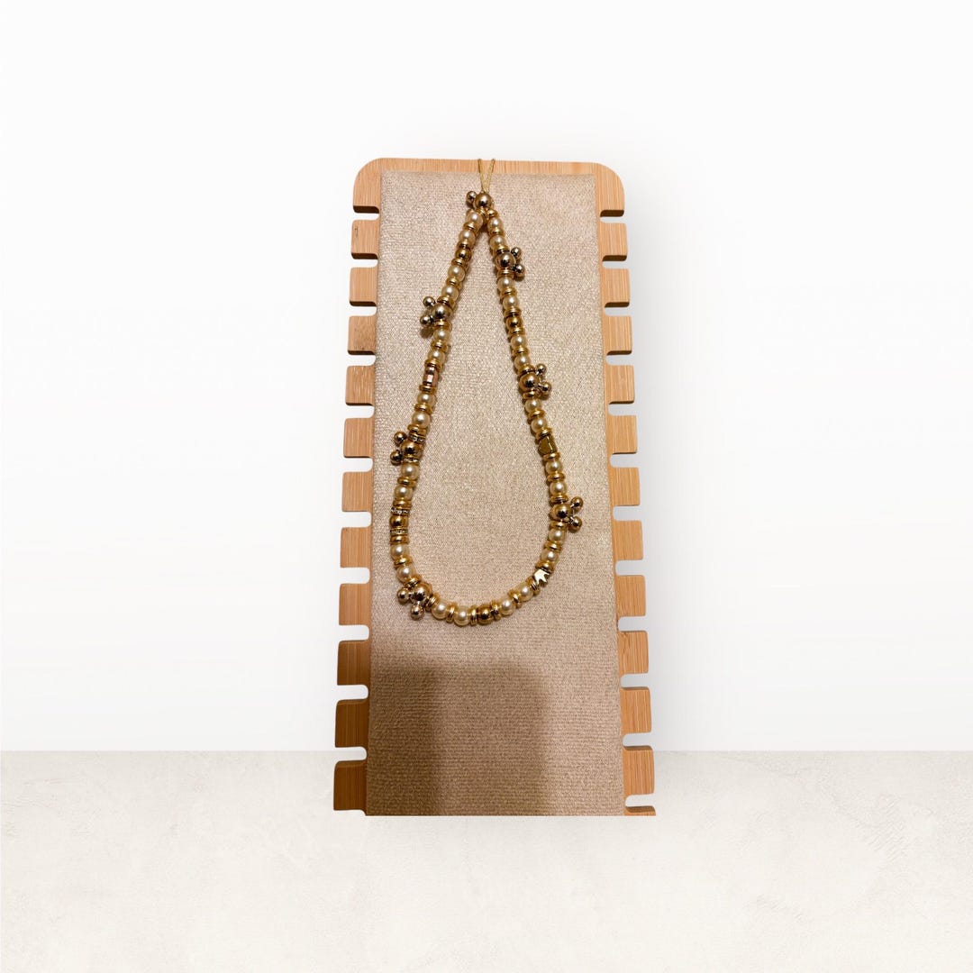 Disney-inspired Gold and Pearl Cell Phone Charm Elegant Cell Phone ...