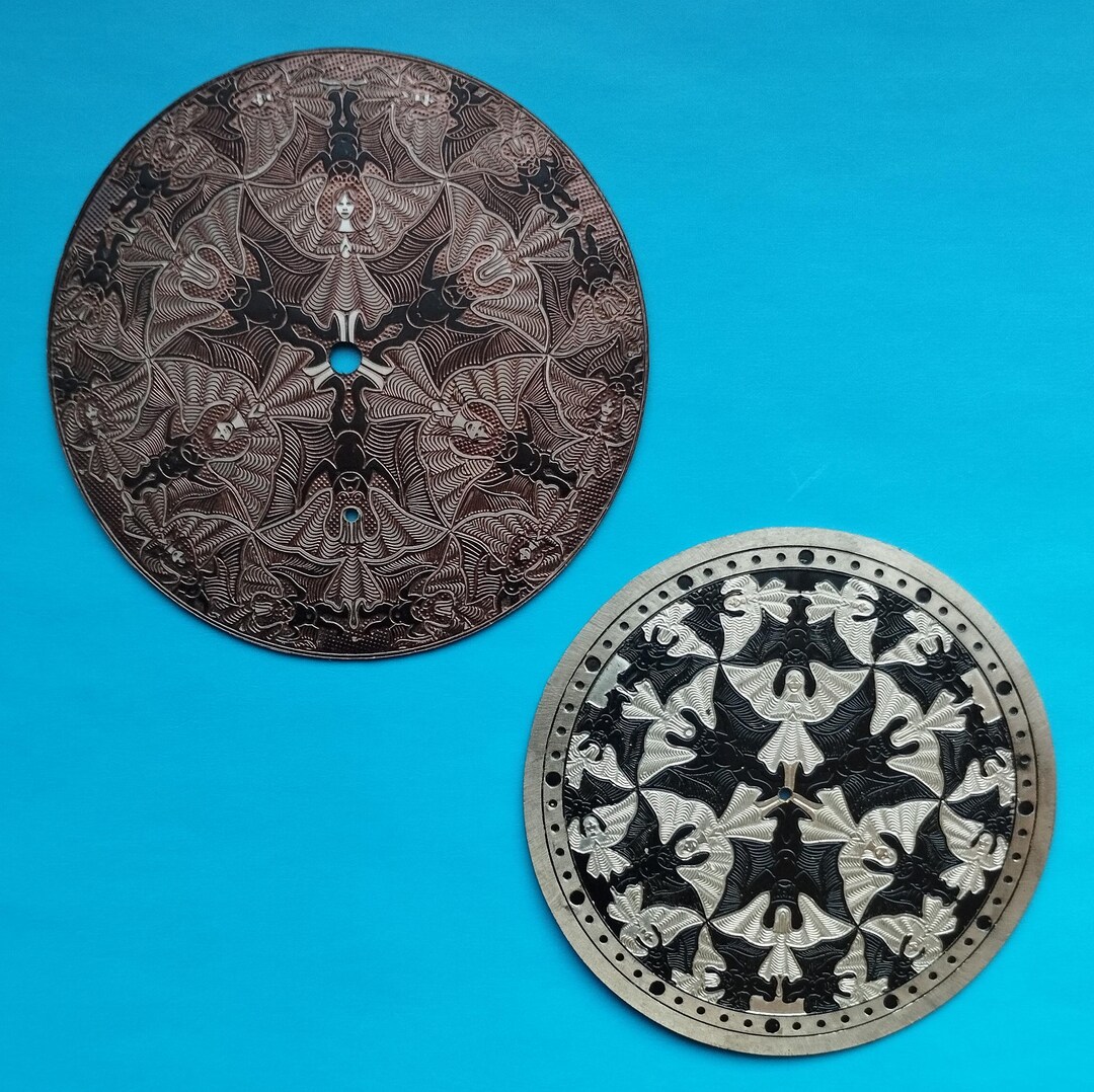 Angels and Devils by Escher Watch Dial, MADE TO ORDER, Escher's Drawing ...