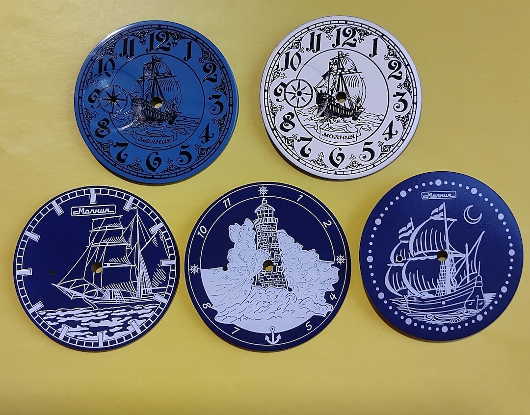Dial for Molnija Watch, Dial "molnija" With Ship, Ocean Dial, Sea Dial ...