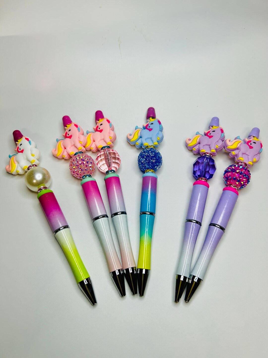 Beaded Unicorn Pens - Etsy