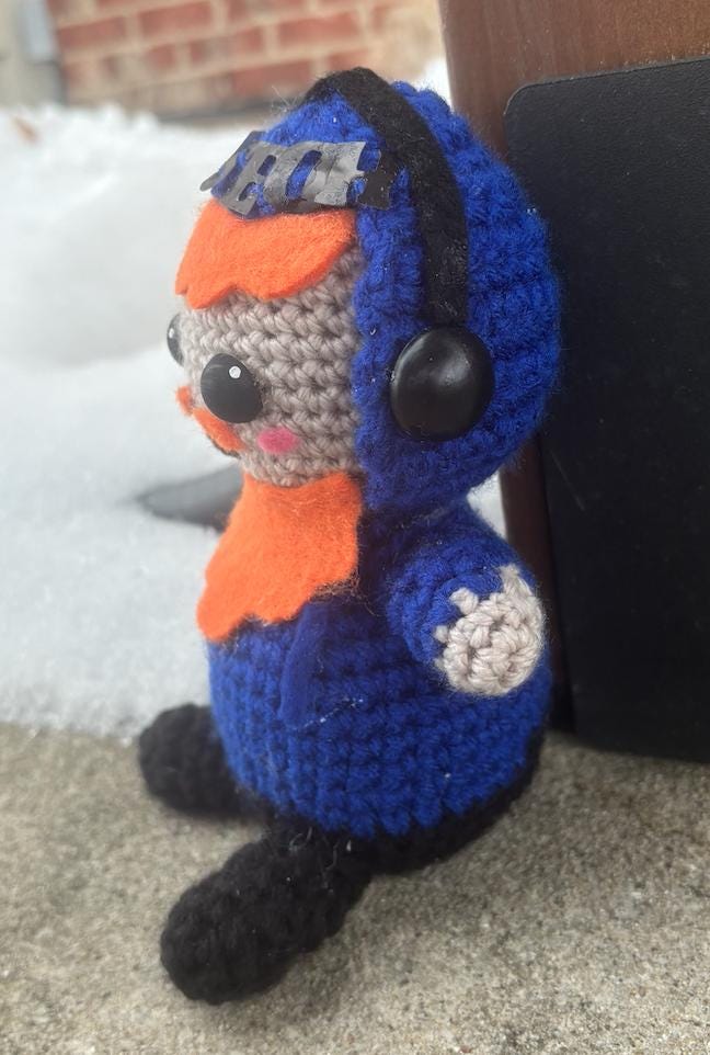 Caseoh Crochet Plushie Pattern - Etsy