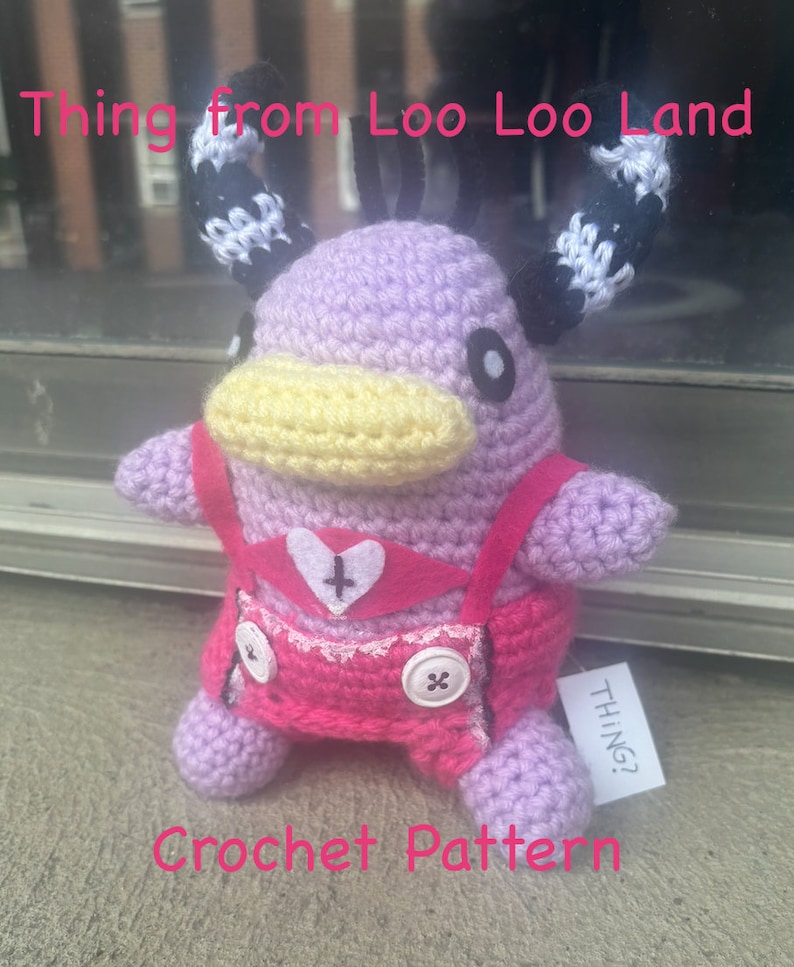 PATTERN Helluva Boss Plushie Loo Loo Land Crochet Pattern - Etsy
