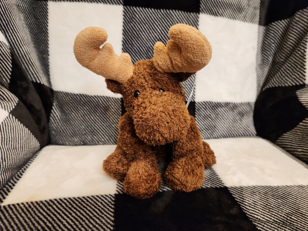Moose Plush Mary Meyer Sweet Rascals Simple Moose Christmas Holiday ...