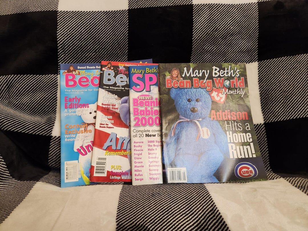 Mary Beth's Beanies Magazine for Collectors Vintage Editions Set of 4 ...