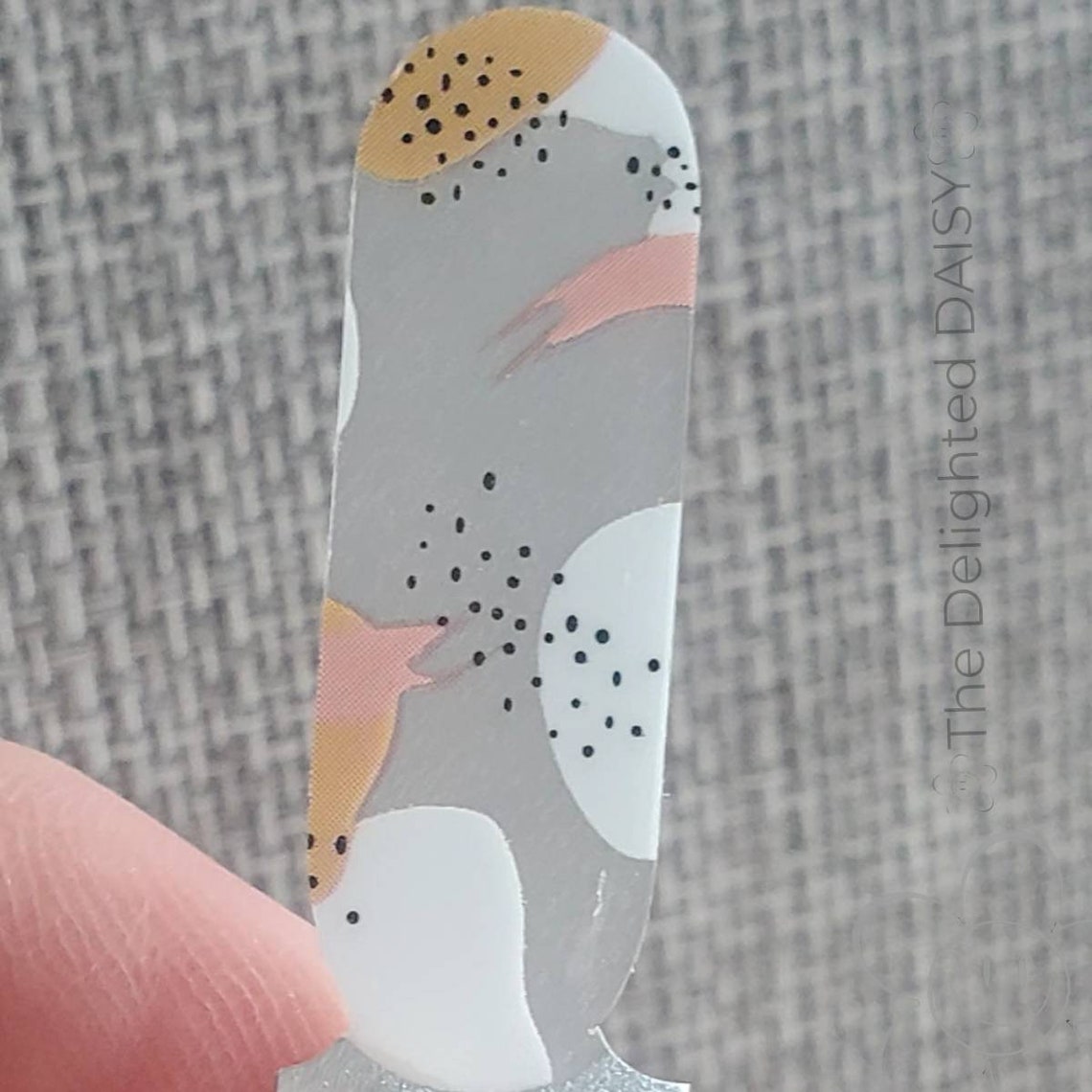 Abstract Pastel Transparent Overlay Nail Wraps Nail Strips - Etsy