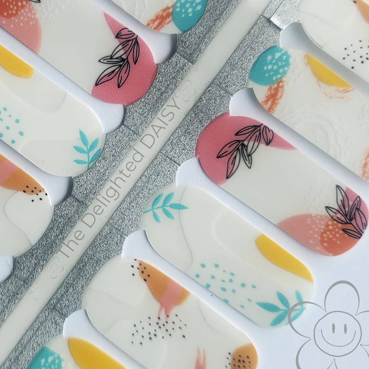 Abstract Pastel Transparent Overlay Nail Wraps Nail Strips - Etsy