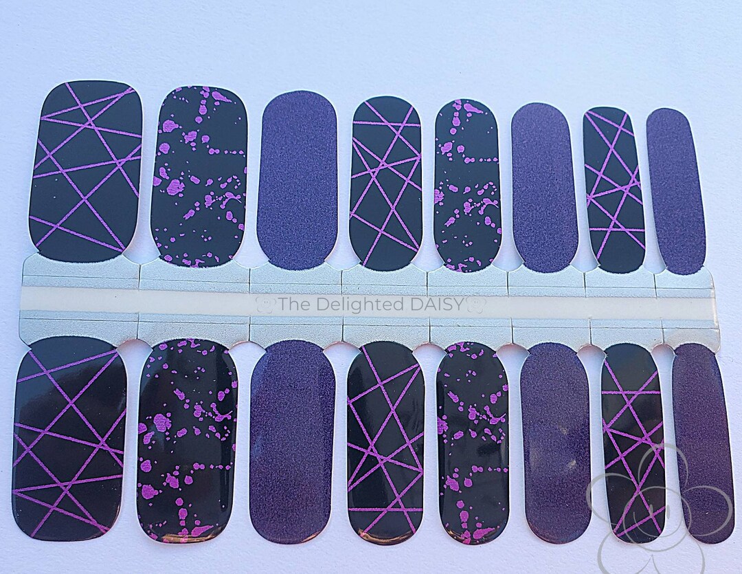 Cast A Spell Witch Halloween Nail Wraps, Nail Stickers, Nail Art - Etsy