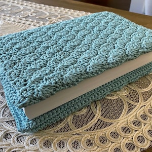 Crochet Bible Cover – Shell-stitch Pattern, Handmade, Cotton ...