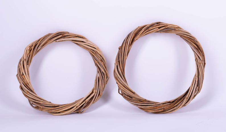 Grapevine Wreath Form | Natural Wreath Base for DIY Decor | Rustic ...