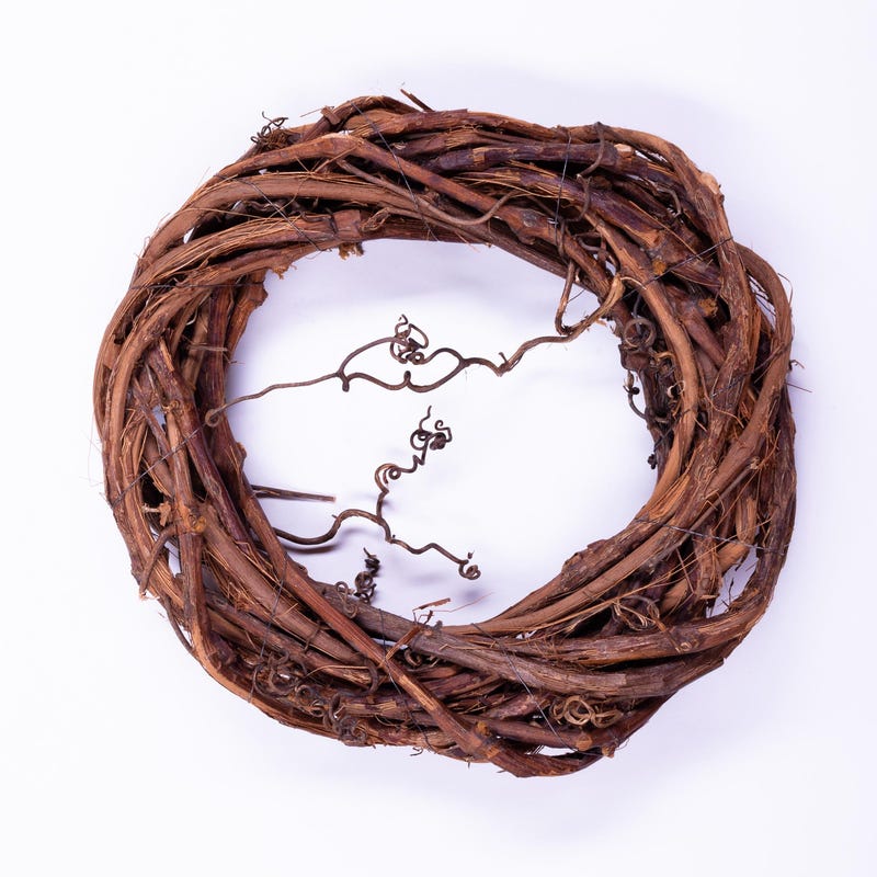 Wicker Wreath - Etsy