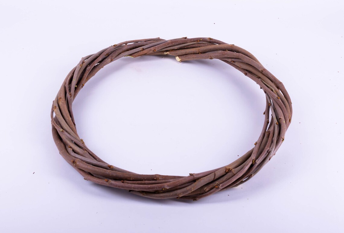 Natural Mulberry Vine Wreath Base | Rustic DIY Craft Ring | Handmade ...