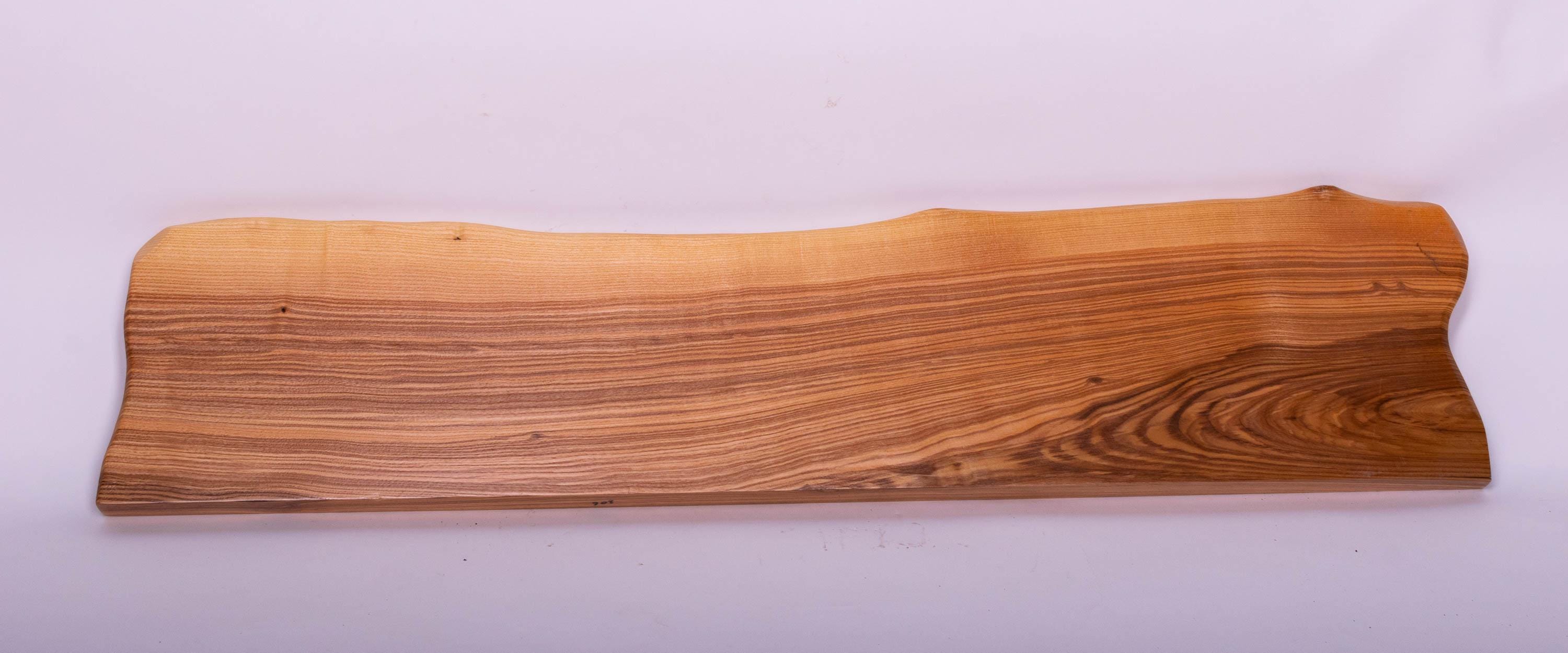 Live Edge Wood Floating Shelf | Rustic Solid Wood Wall Shelf | Natural ...