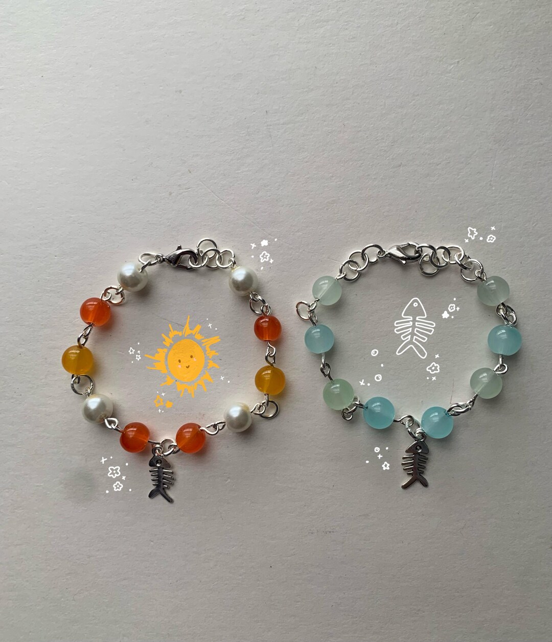 Sunset Matching Friendship Bracelets Sun Water Bracelet Adjustable Cute ...