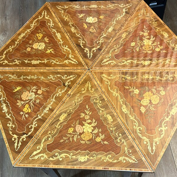 Italian Inlaid Table - Etsy