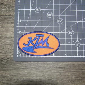 KTM Racing Motorsports Embroidered Iron on Patch - Etsy