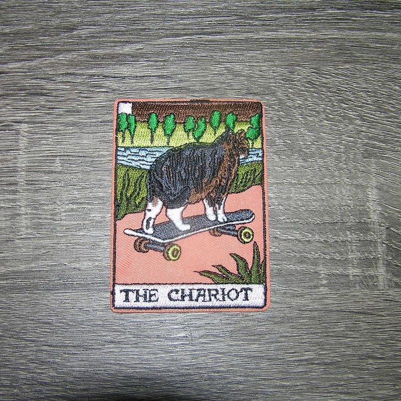 Cat Tarot Cards Patch - Etsy