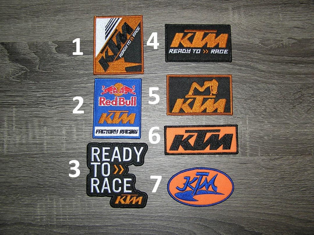 KTM Racing Motorsports Embroidered Iron on Patch - Etsy