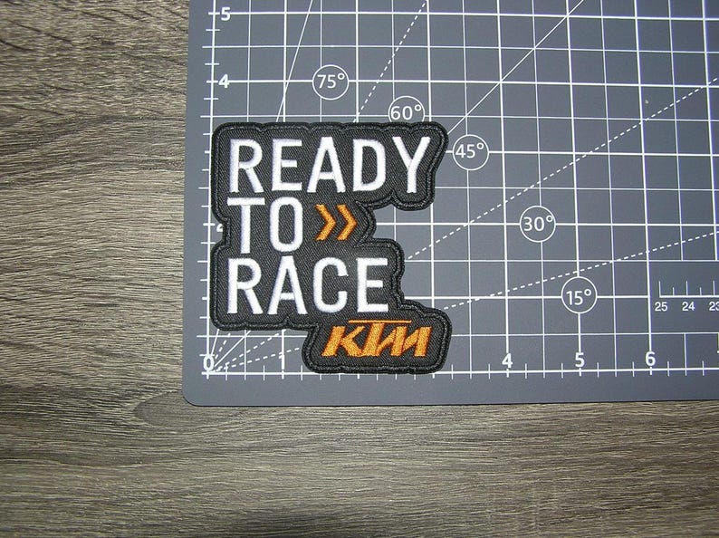 KTM Racing Motorsports Embroidered Iron on Patch - Etsy
