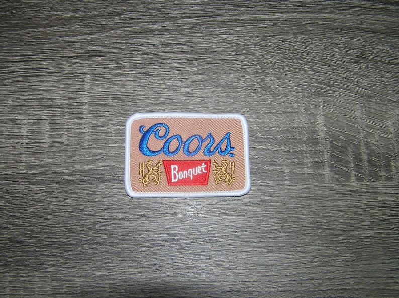 Coors Banquet Retro Style American Beer Embroidered Iron on Patch 3 X 2 - Etsy