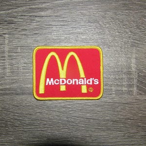 Fast Food KFC, Mcdonald's, Burger King Embroidered Iron on Patch - Etsy